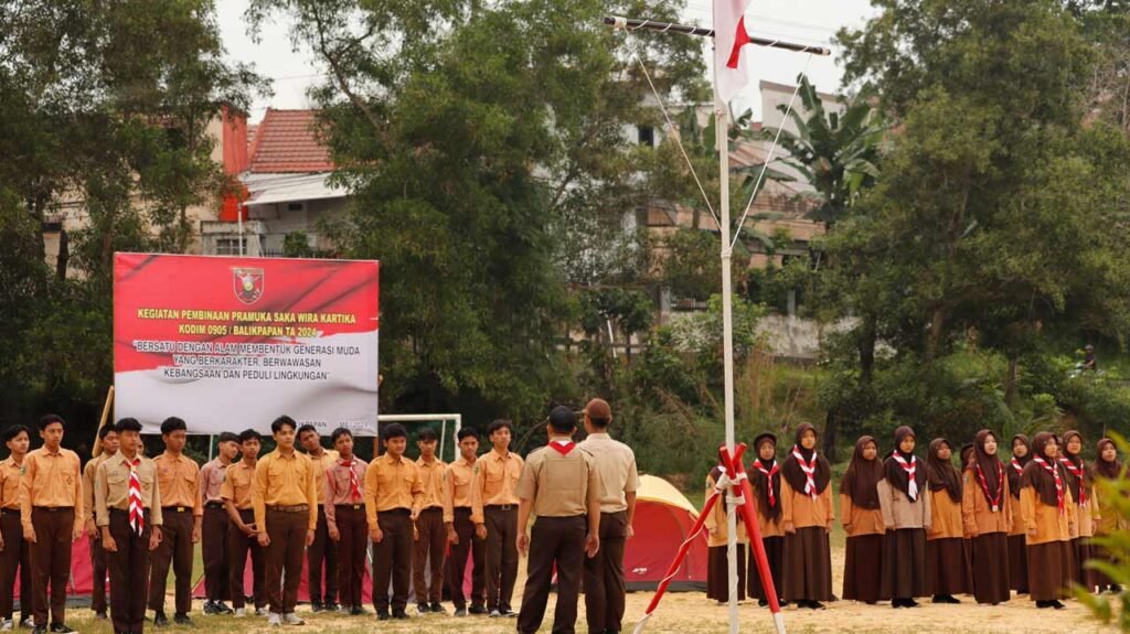 Kodim 0905 Balikpapan Menggelar Pembinaan Saka Wira Kartika di Ponpes ...